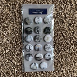 Taylor Swift | Accessories | New Taylor Swift Folklore Album Pin Set ...